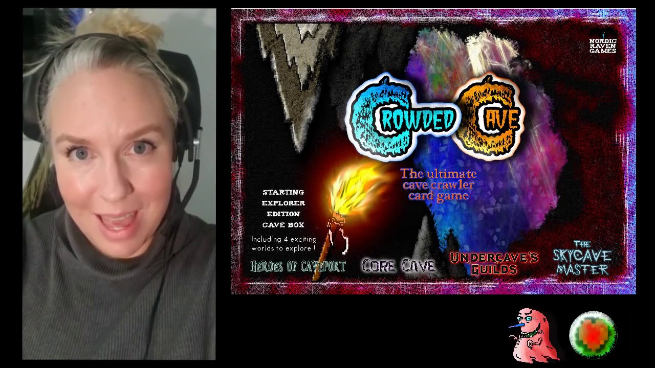 Crowded Cave - Cool introduction (Adventure Card Game) - YouTube