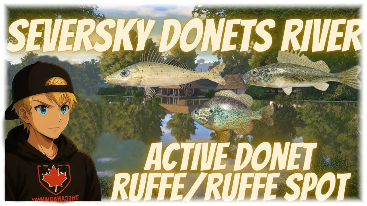 Russian Fishing 4 Seversky Donets River Donet Ruffe/Ruffe Active Spot ...