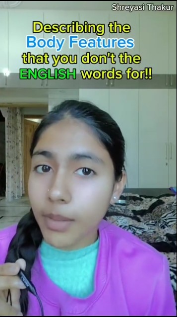 Body Features name in English | English language| New words English ...