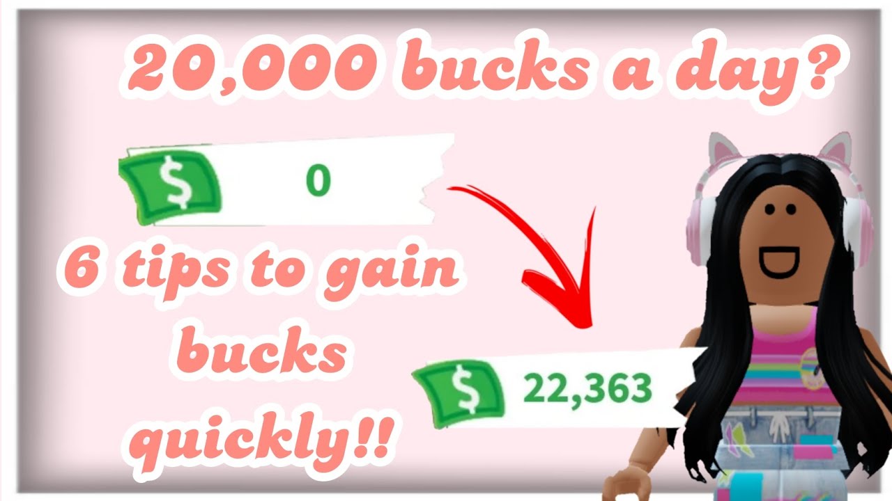 6 useful tips to earn bucks in Adopt me! | Use this tips!! - YouTube
