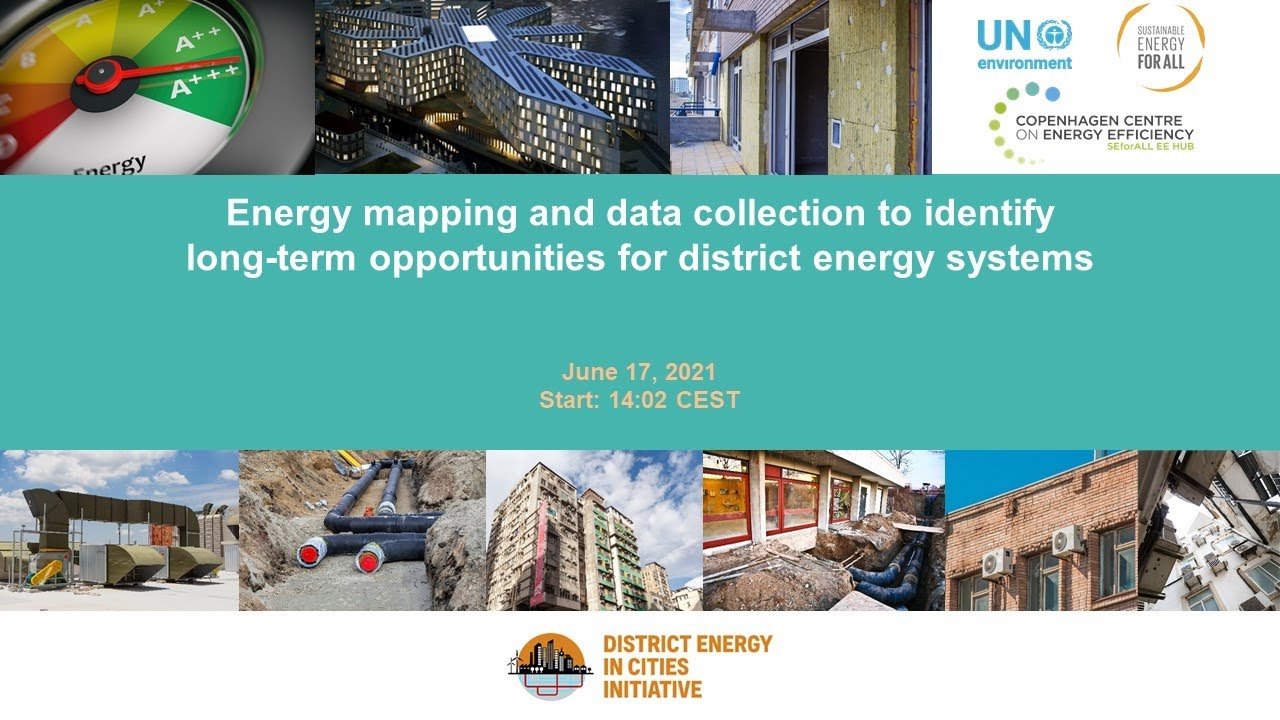Energy mapping and data collection to identify long-term opportunities ...