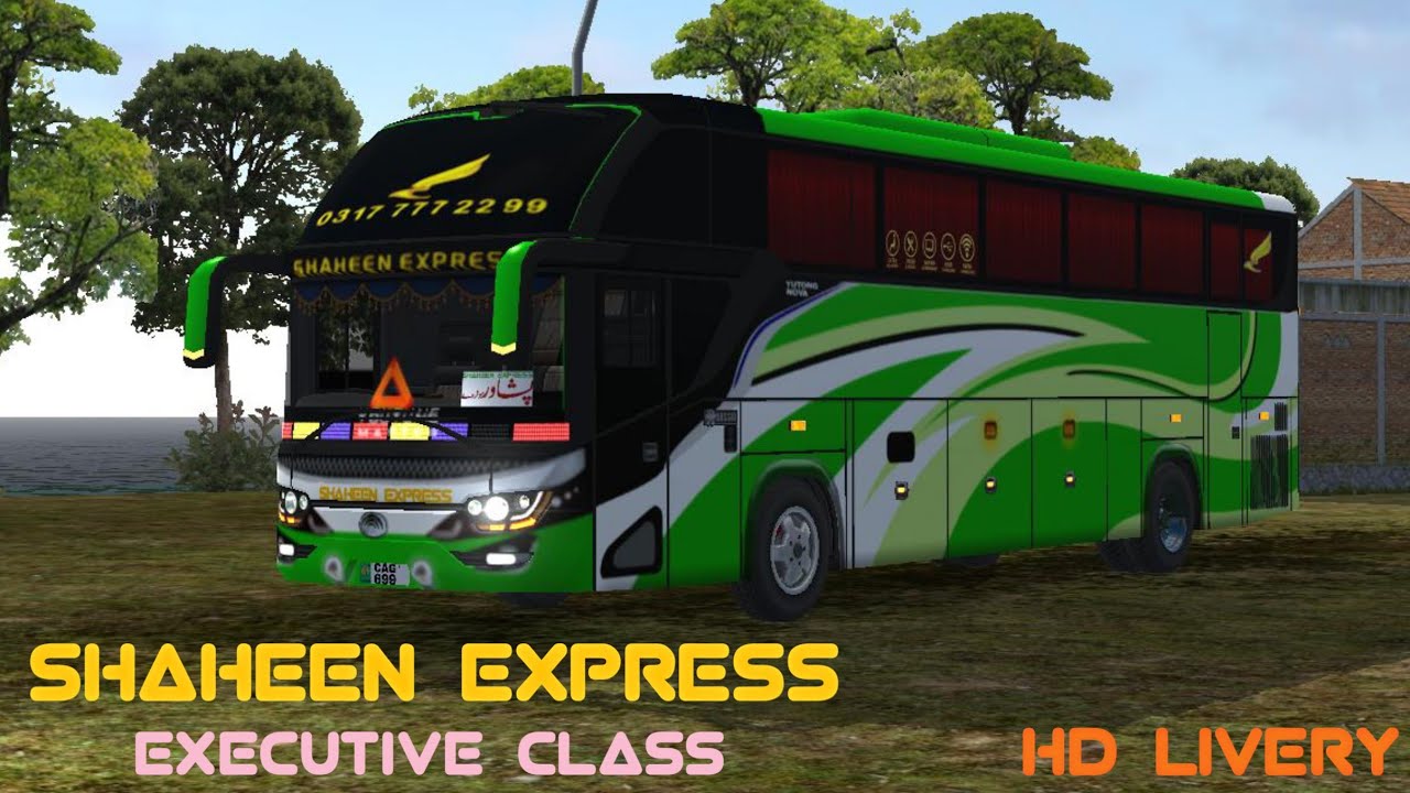 Shaheen Express | Executive Class | Bus Livery For BUSSID | PK Gaming # ...