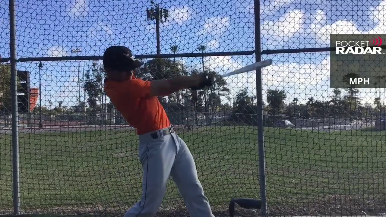 Ethan Reyes Exit Velo Jan 10 19 - YouTube