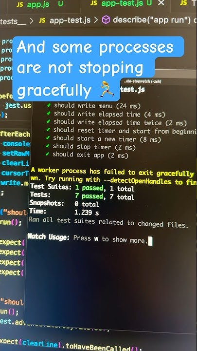 Nodejs event listeners: Jest not stopping gracefully #nodejs #jest - YouTube