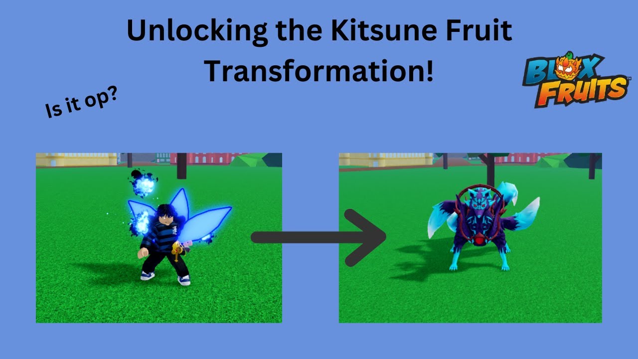 I Unlocked the Kitsune Fruit Transformation in Blox Fruits! (Showcase ...