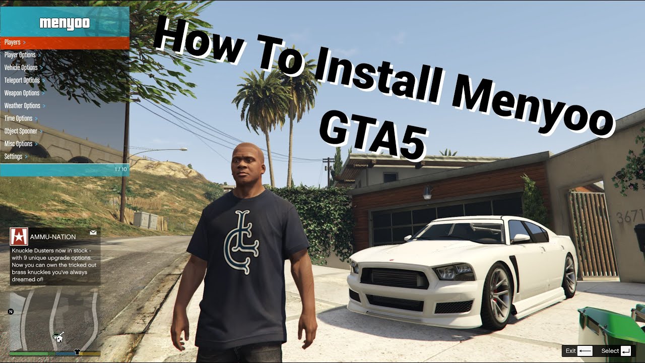 How to install Menyoo Mod Menu GTA5 - YouTube