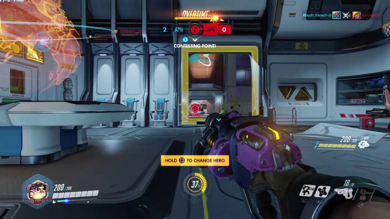 Epic Overwatch capture point match as Torbjörn - YouTube