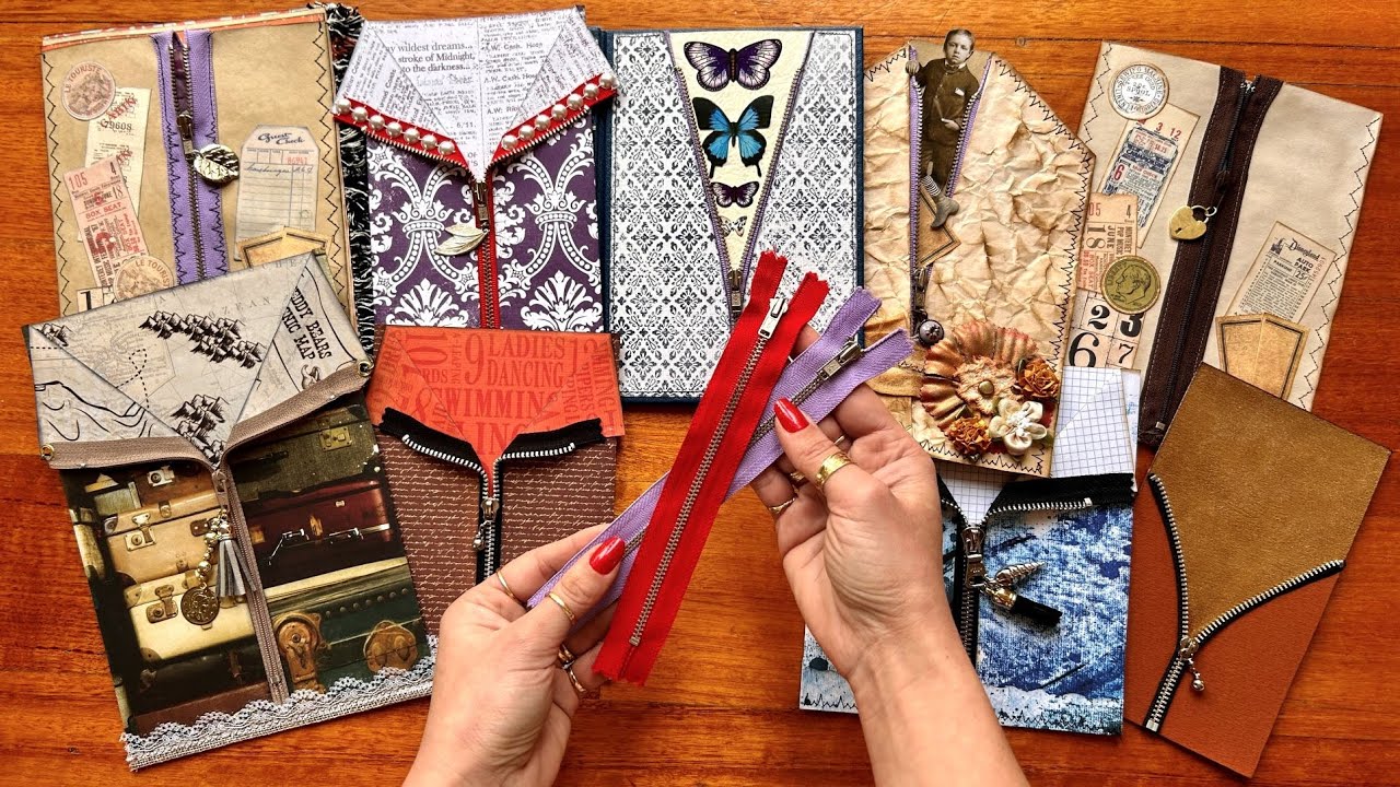 Fabric Zipper Techniques for Paper Crafting - YouTube