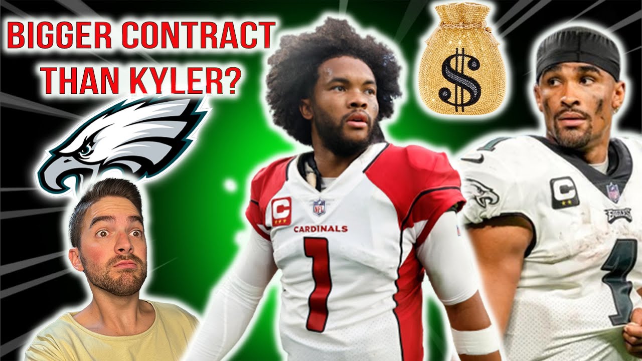 ESPN Jalen Hurts Getting MASSIVE Contract BIGGER Than Kyler Murray ...