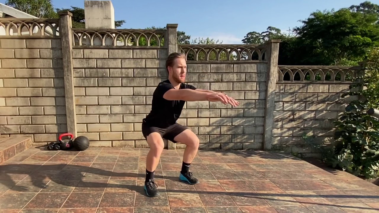 Squat + switch lunges - YouTube