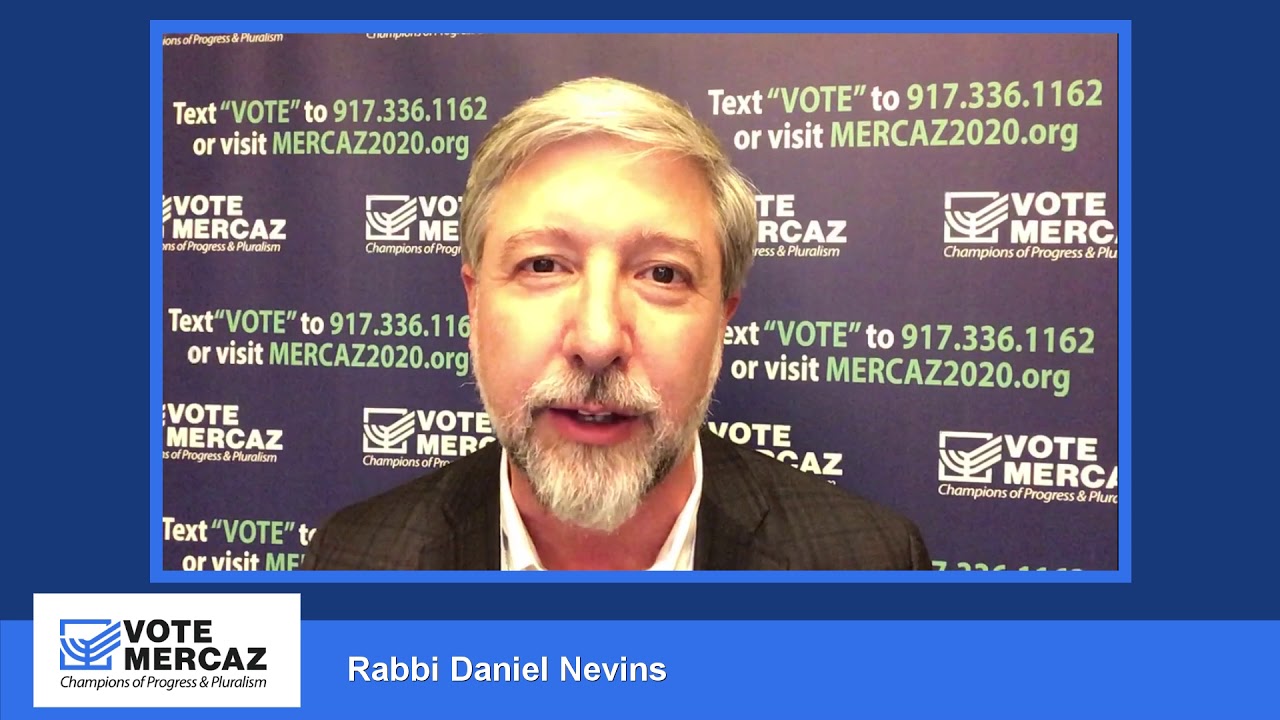 Rabbi Daniel Nevins shares why he is voting for MERCAZ - YouTube