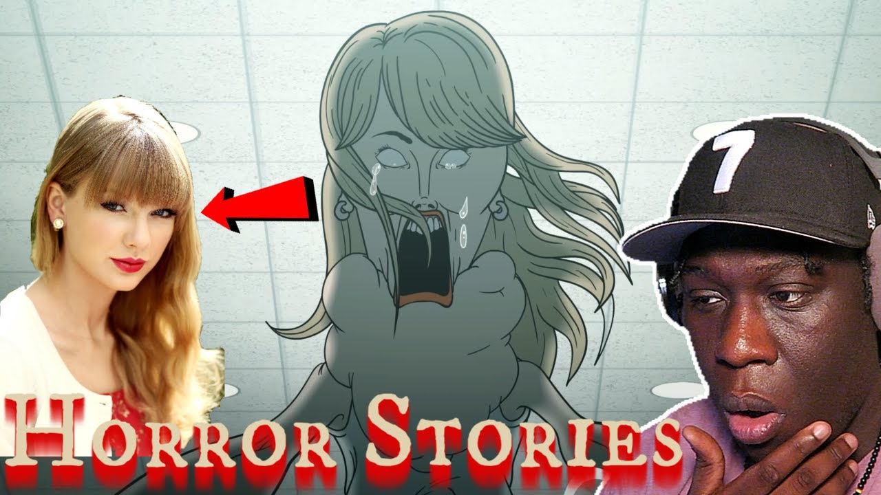 THE TAYLOR SWIFT BREAKUP! -reacting to scary horror short films #5 ...