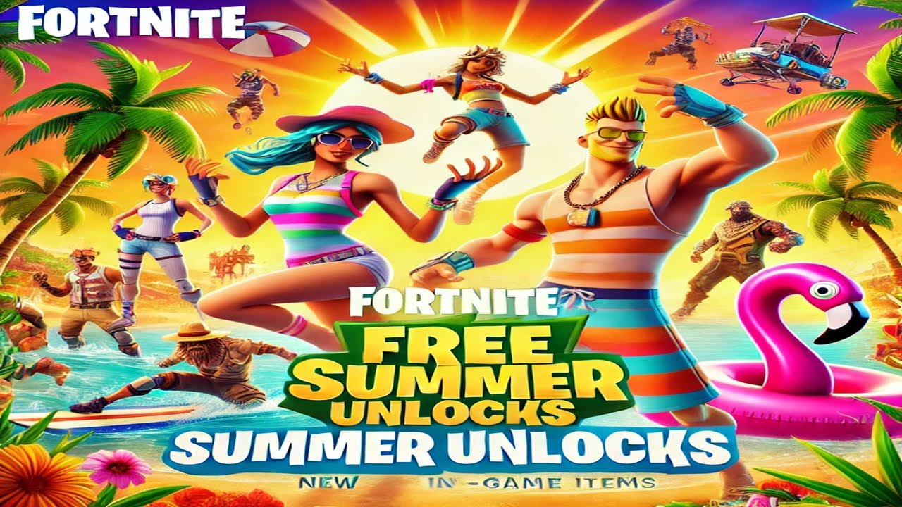 SUMMER QUESTS FREE UNLOCKS FORTNITE - YouTube