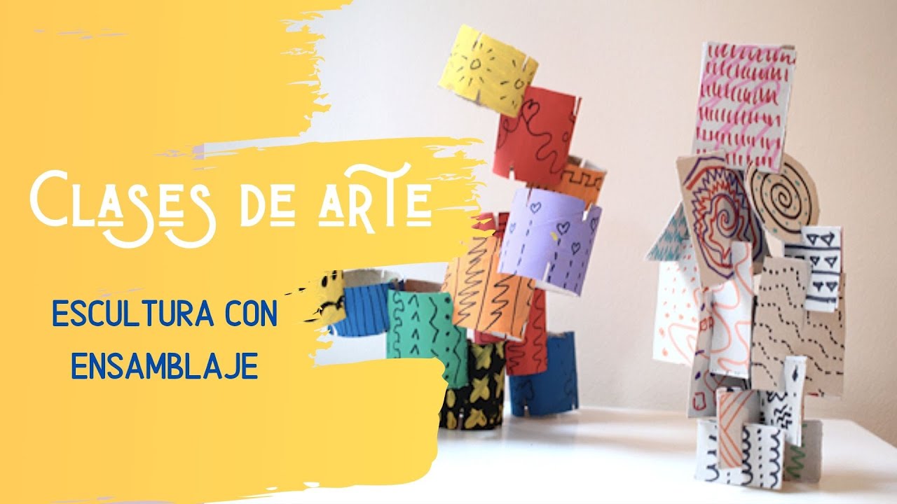 Clases de Arte: Escultura con ensamblaje y materiales de reciclaje ...