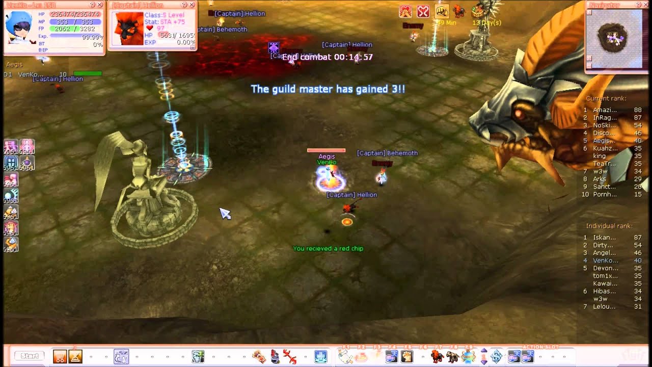 Flyff Guild Siege Historic-War ~ VenKo - YouTube