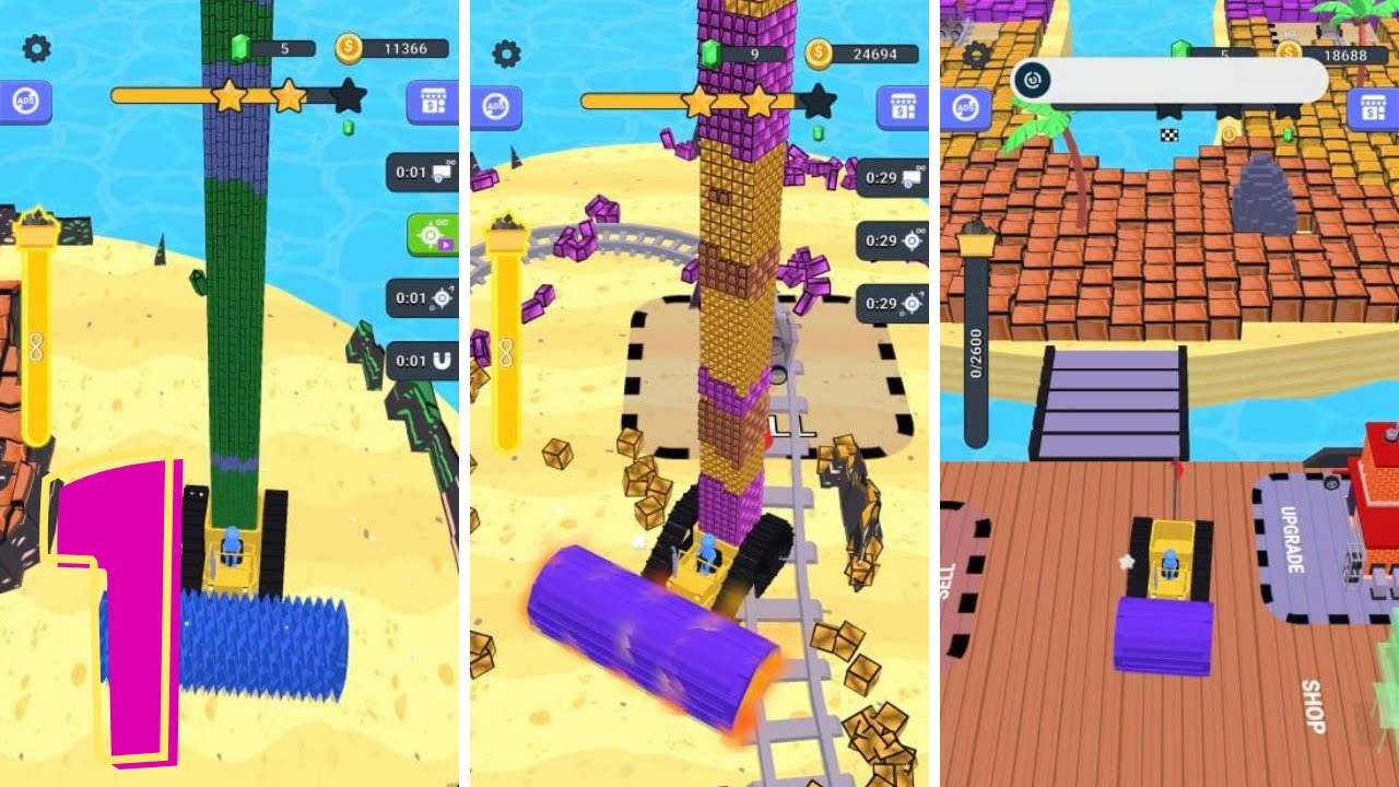 STONE MINER | HOW TO UNLOCK ALL LEVELS | - YouTube