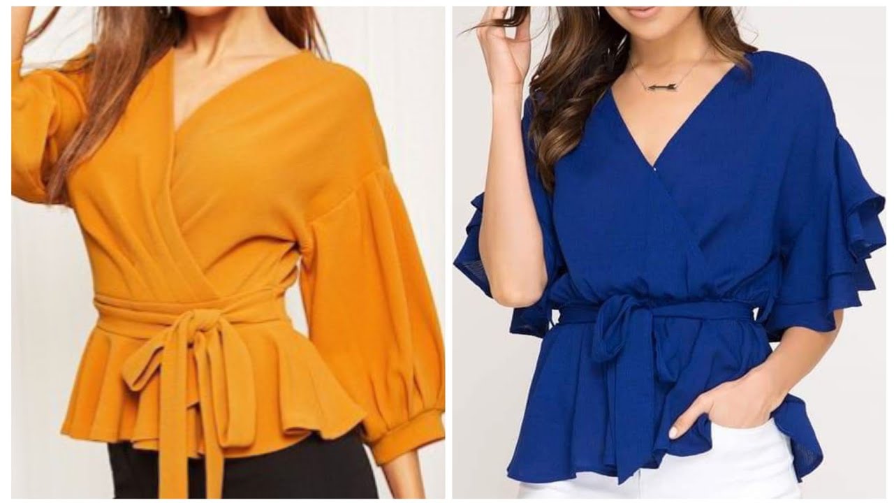 Very beautiful stylish and amazing new style top blouse and shirt ...