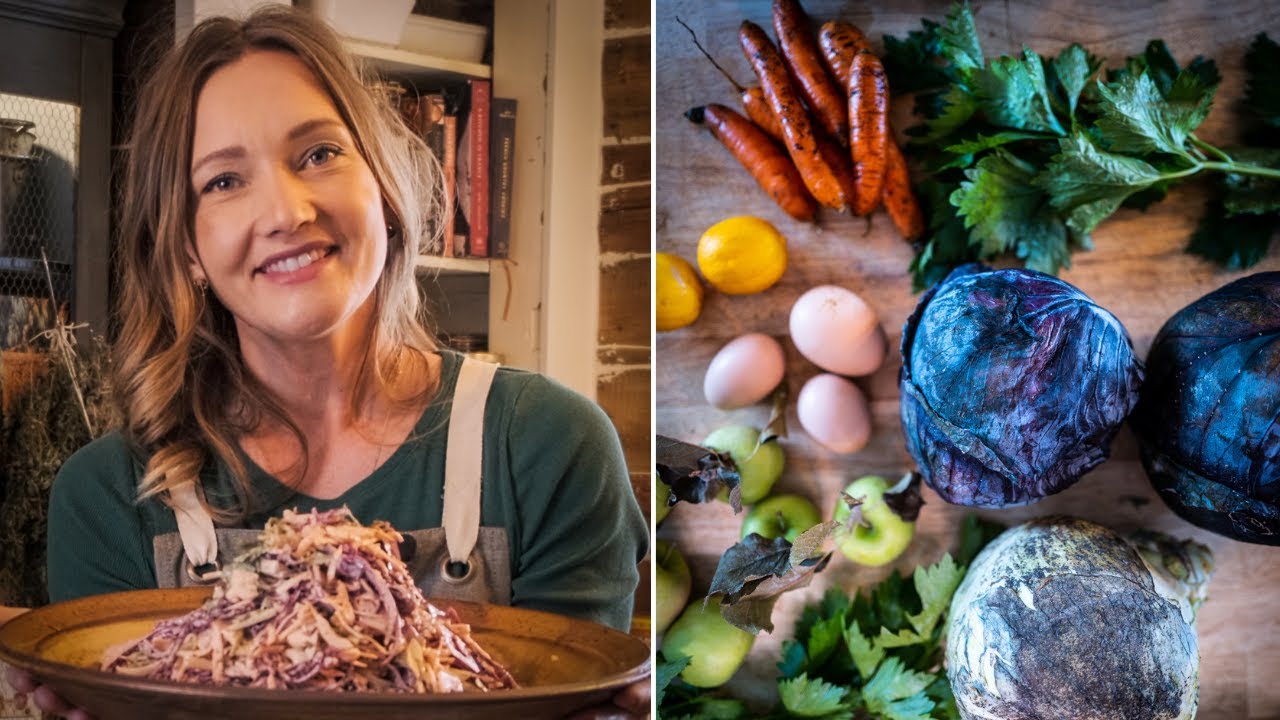 Should we only eat 'fresh' food? | Winter Slaw | Rustic Farm Food - YouTube