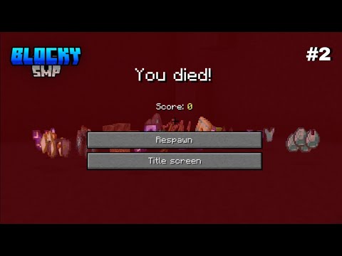 I have the worst luck ever ( BlockySMP ep 2) - YouTube