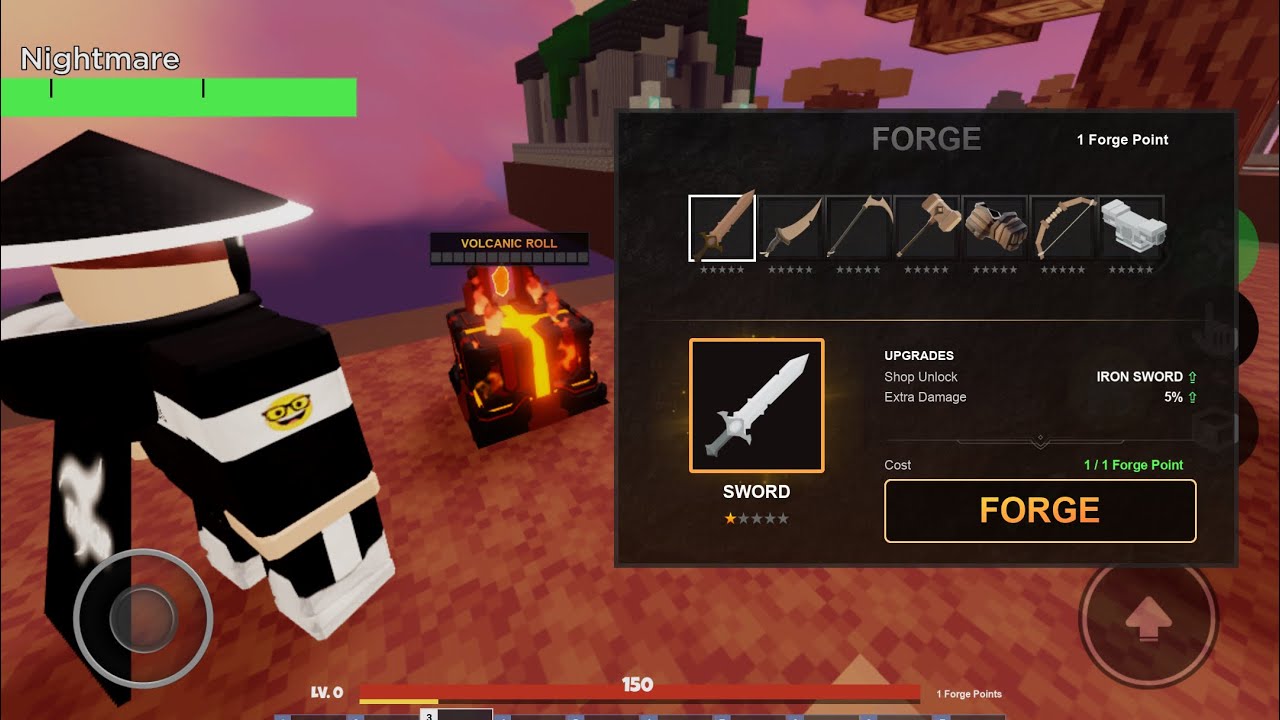 I Won With Every Forge Weapon (Roblox Bedwars) - YouTube