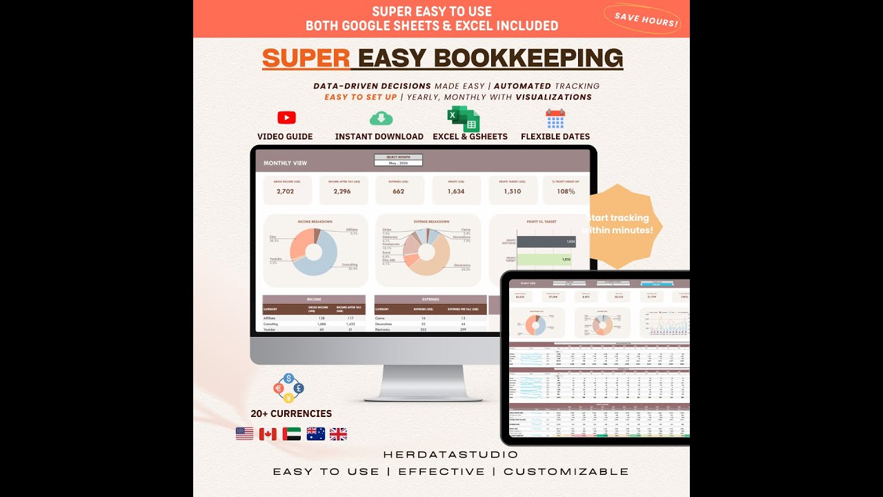Super Easy Bookkeeping - Preview - YouTube