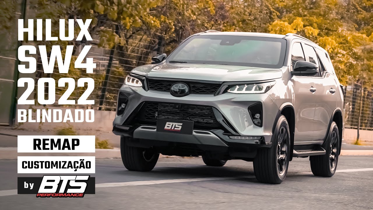 Toyota Hilux SW4 2022 Blindado com Remap e Customização by BTS ...