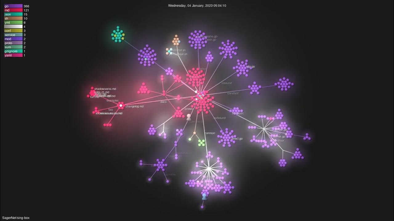 SagerNet/sing-box - Gource visualisation - YouTube