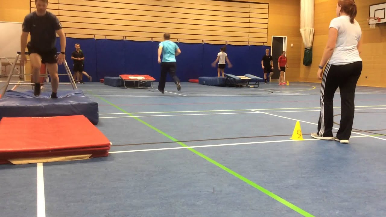 Gymnastics Trampette 5 - YouTube