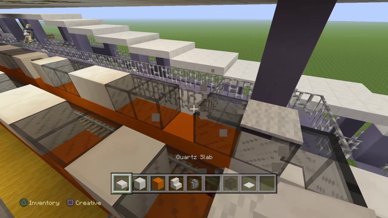 Minecraft: How to build a Disney Monorail - YouTube