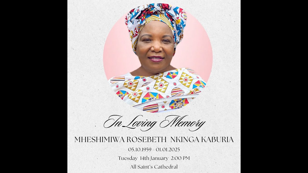 MEMORIAL SERVICE FOR THE LATE MHESHIMIWA ROSEBETH NKINGA KABURIA|| 14. ...
