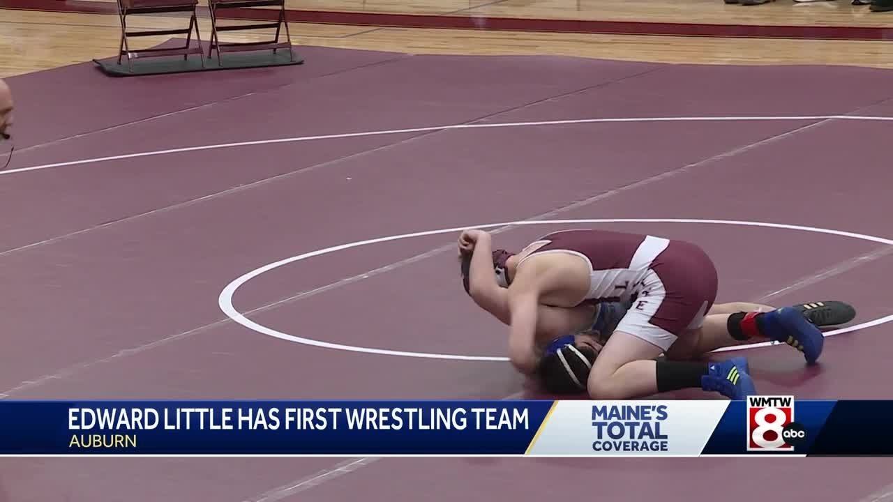 Edward Little finally has wrestling team of its own - YouTube