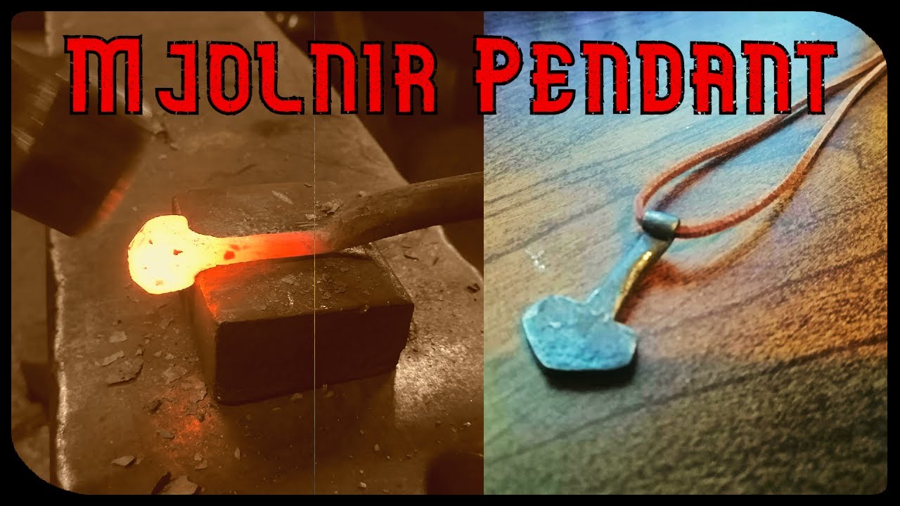 Forging A Mjolnir Pendant - YouTube
