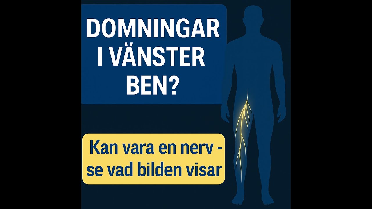Domningar i vänster ben – det här kan ligga bakom symtomen - YouTube