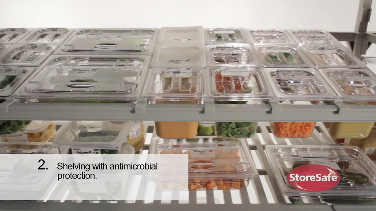 5 Steps to Food Safety Shelving Cambro StoreSafe - YouTube