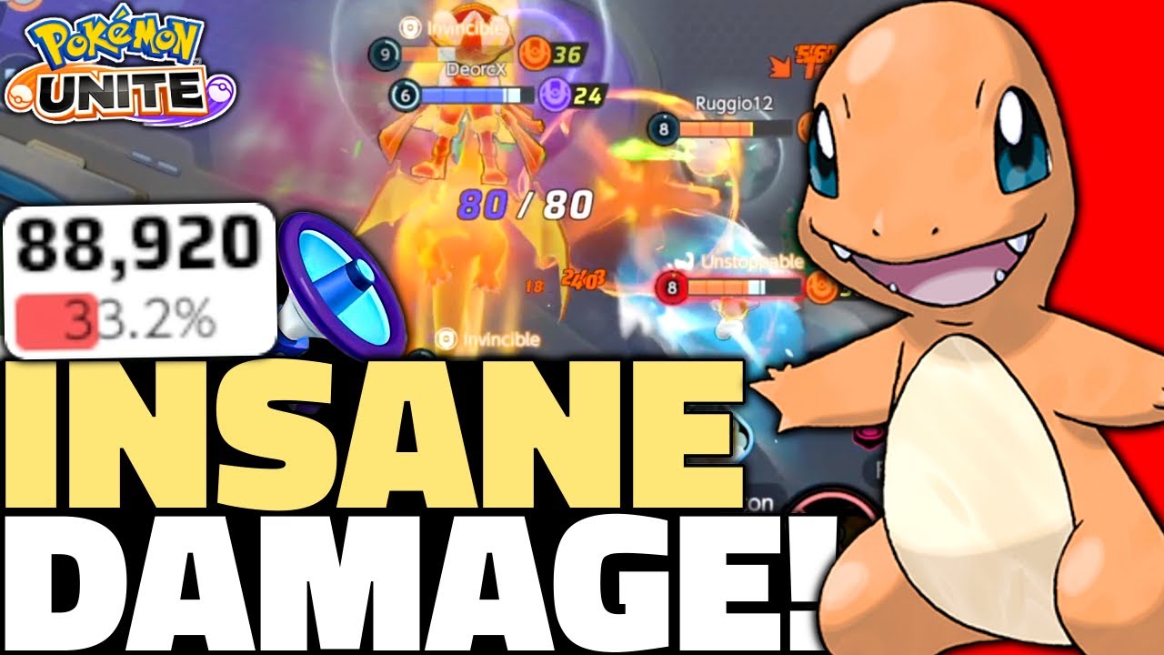Pokémon Unite Charizard BURST FIRE Build is THE BEST?!😳 (Charizard ...