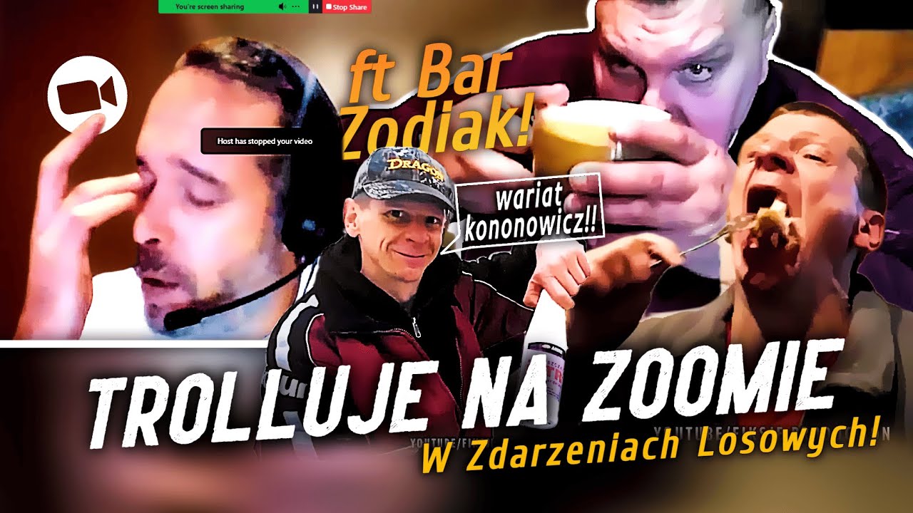 KONON I MAJOR NA ZOOMIE! PROMOWANIE BAR ZODIAK NA WYDARZENIACH - YouTube