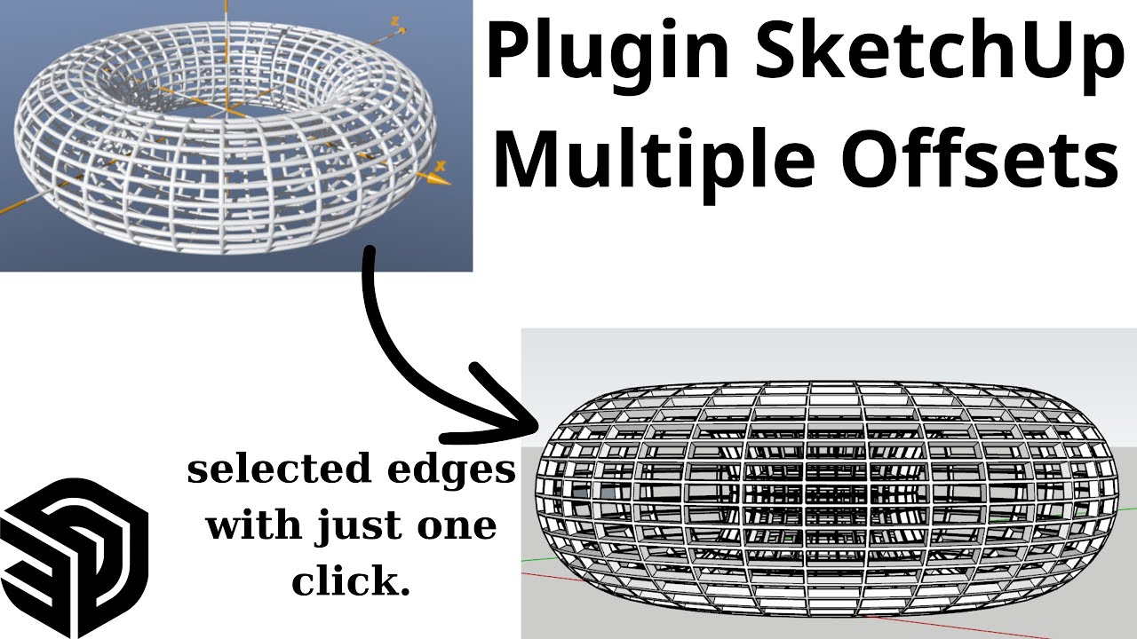 Cách sử dụng Plugin Multiple Offsets trong Sketchup hiệu quả #sketchup #drawing #designer # ...
