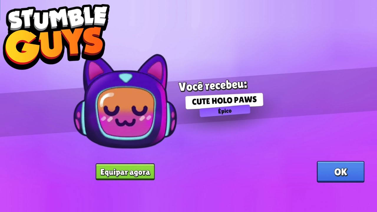 STUMBLE GUYS EMOTE CUTE HOLO PAWS l SMARTPHONE ♡ ♥ - YouTube