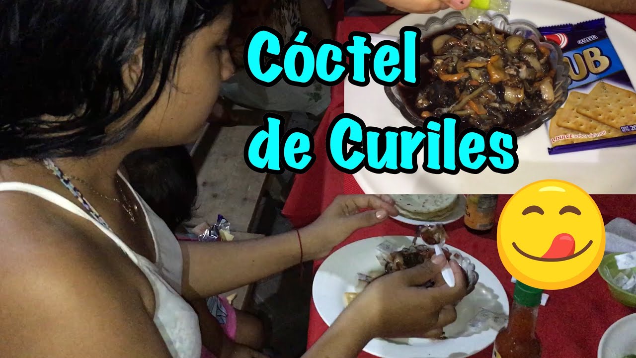 Comiendo Un Rico Coctel de Concha curiles. P#6 - YouTube