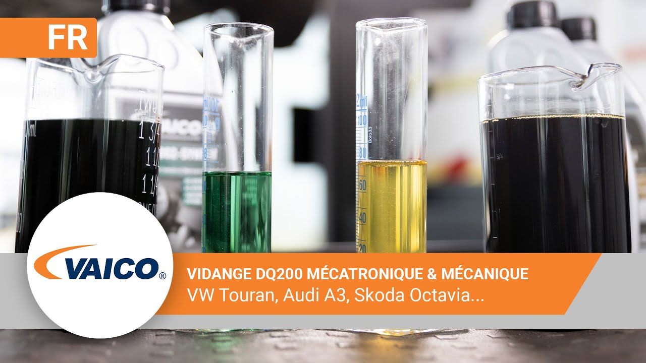 Vidange de l'huile de boîte de vitesses DQ200 0AM | VW, AUDI, SKODA ...