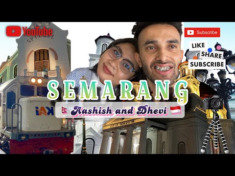 Aashish & Dhevi | Jogja to Semarang by KAI Indonesia #keretaapi #kaiindonesia 