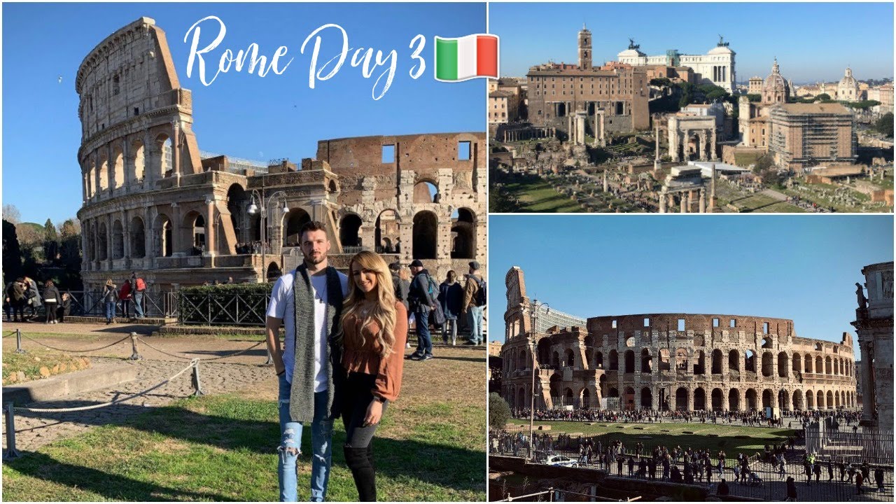 Rome Day 3 | COLOSSEUM , ROMAN FORUM - YouTube