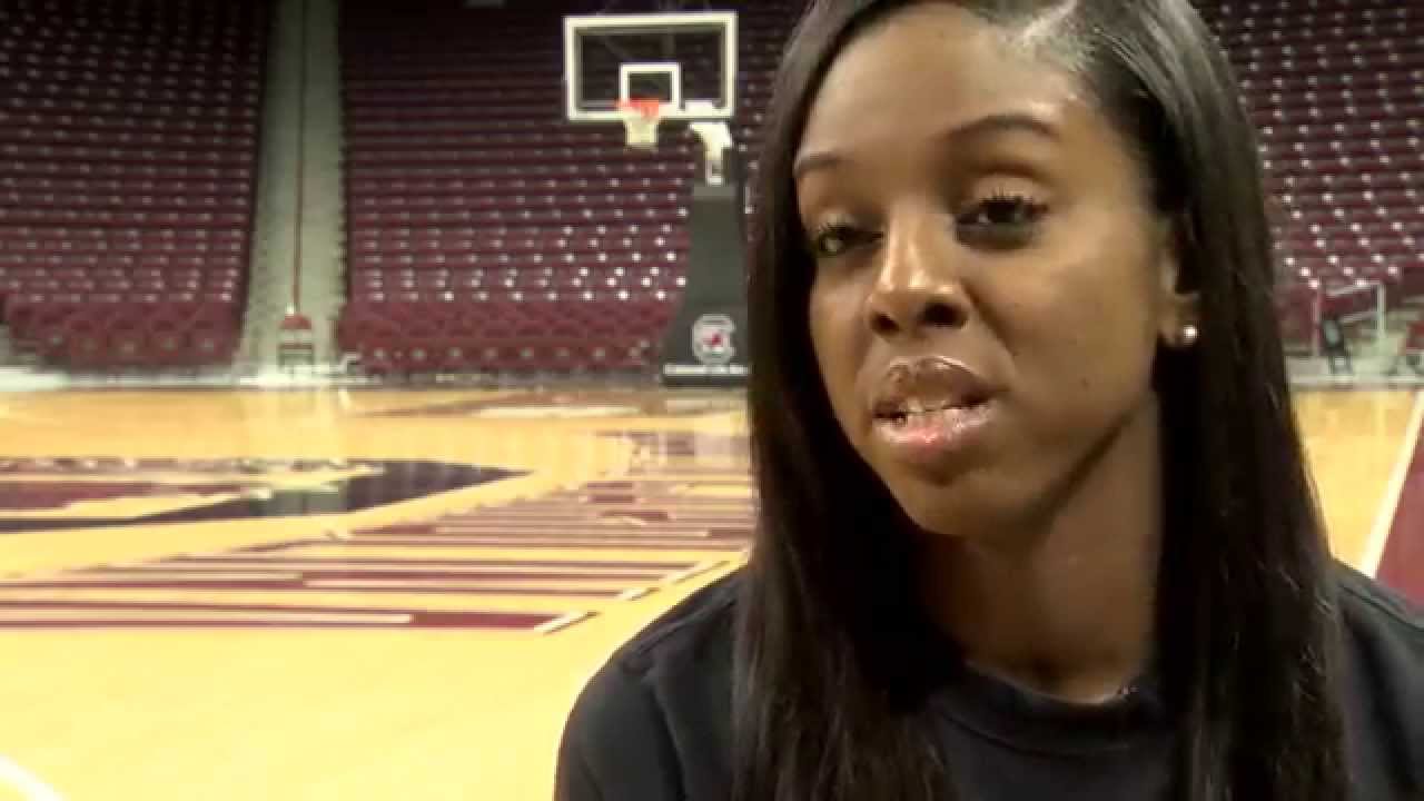 Markeshia Grant discusses Gamecock WBB success under Staley - YouTube