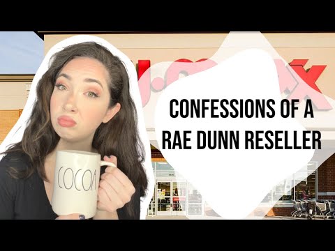 Confessions of a Rae Dunn Reseller | Story Time Get Ready with Me - YouTube