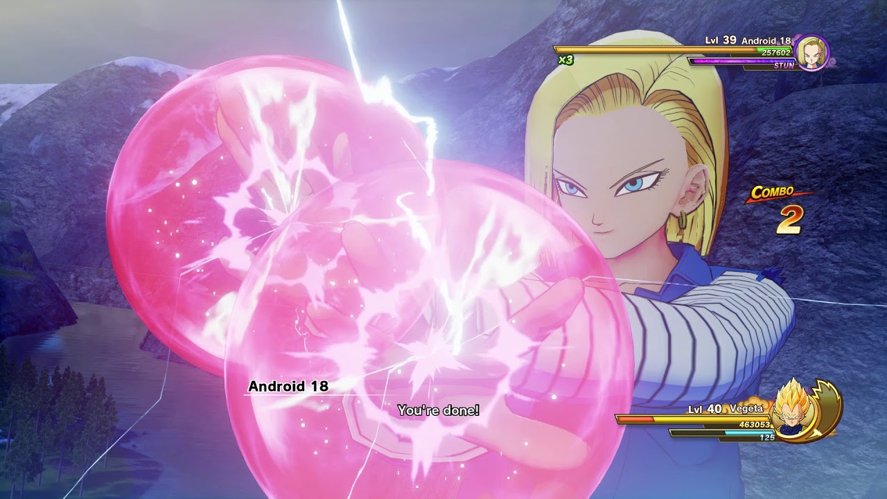 Dragon Ball Z : Kakarot Vegeta vs Android 18 Full Fight (1080p) (PC ...