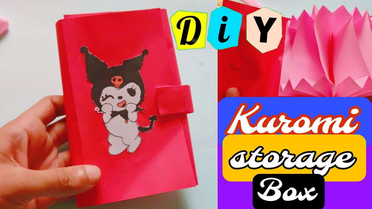 DIY Kuromi Storage Box 2 | How to make Storage Box - YouTube