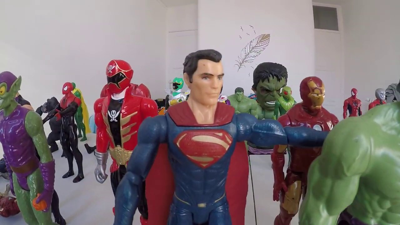 MARVEL AVENGERS HULK SPIDER-MAN ,IRON MAN ,VENOM EPIC BATTLE ...