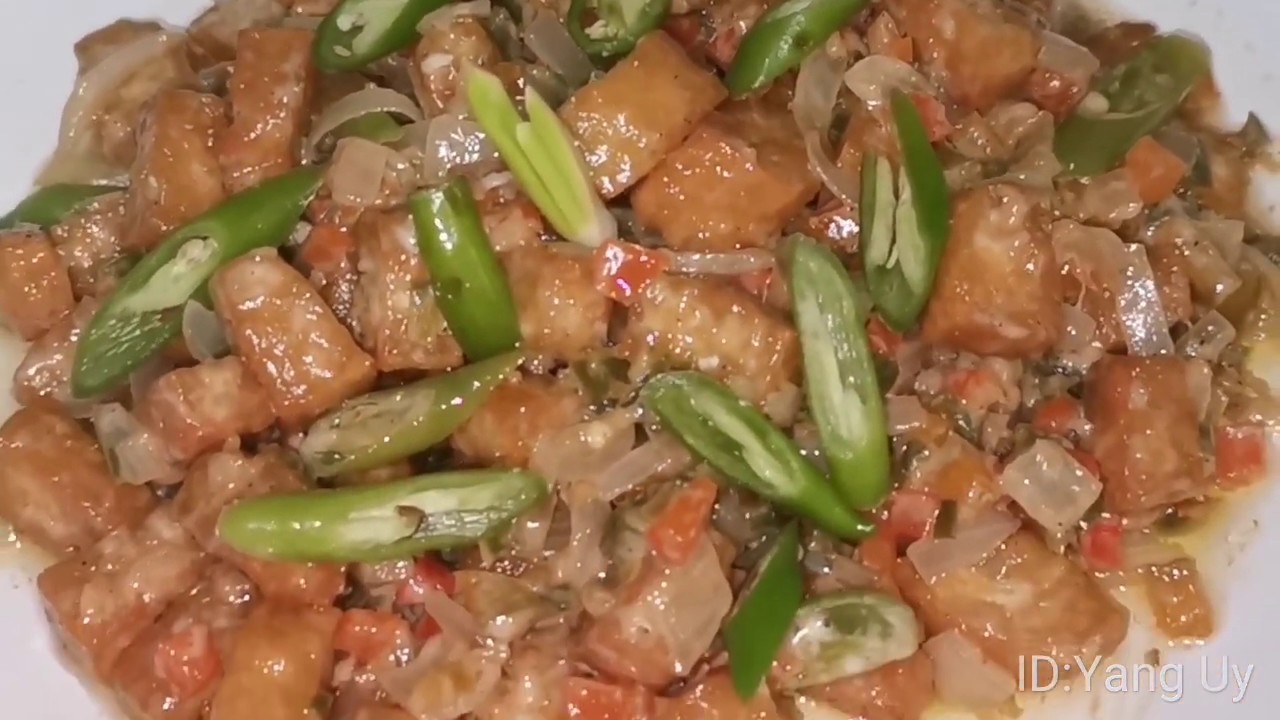 Tofu / Tokwa Sisig // Simple & Easy//Cooking Vlog #10 - YouTube