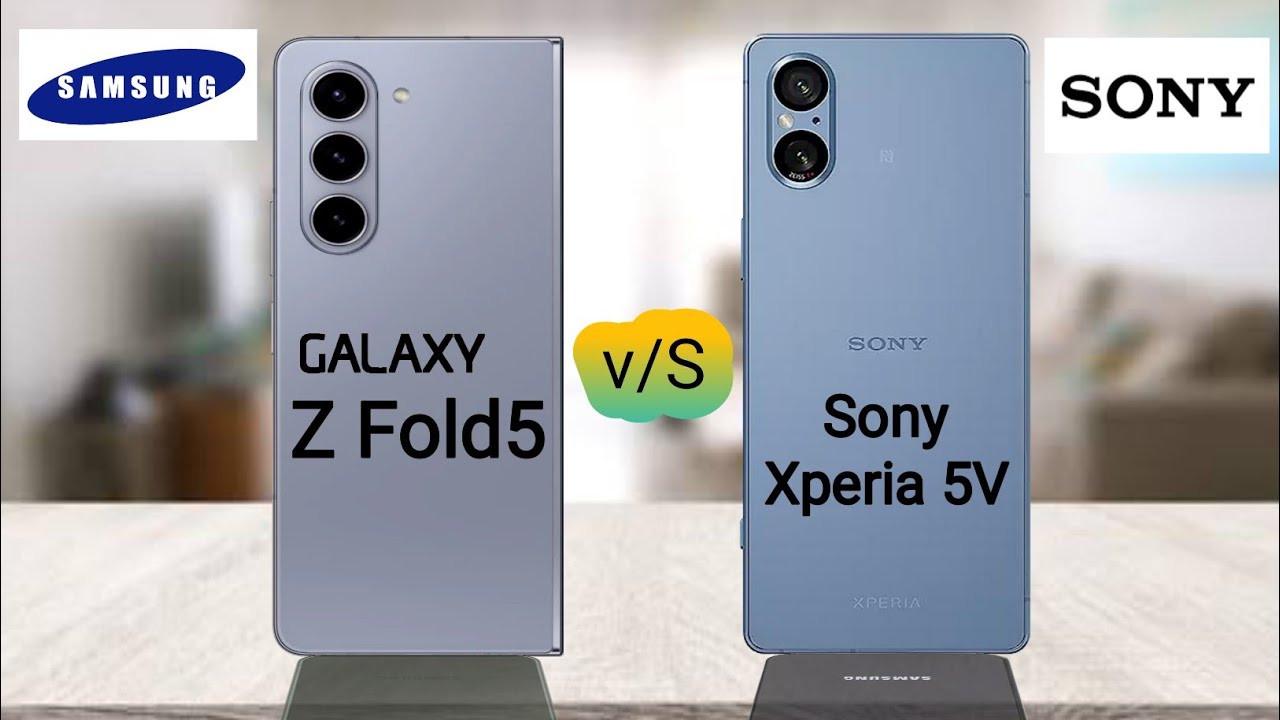 samsung galaxy z fold 5 vs sony xperia 5 v || sony xperia 5v vs samsung ...