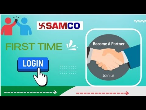 Open a samco sub broker acc. login to start | samco partner first time ...